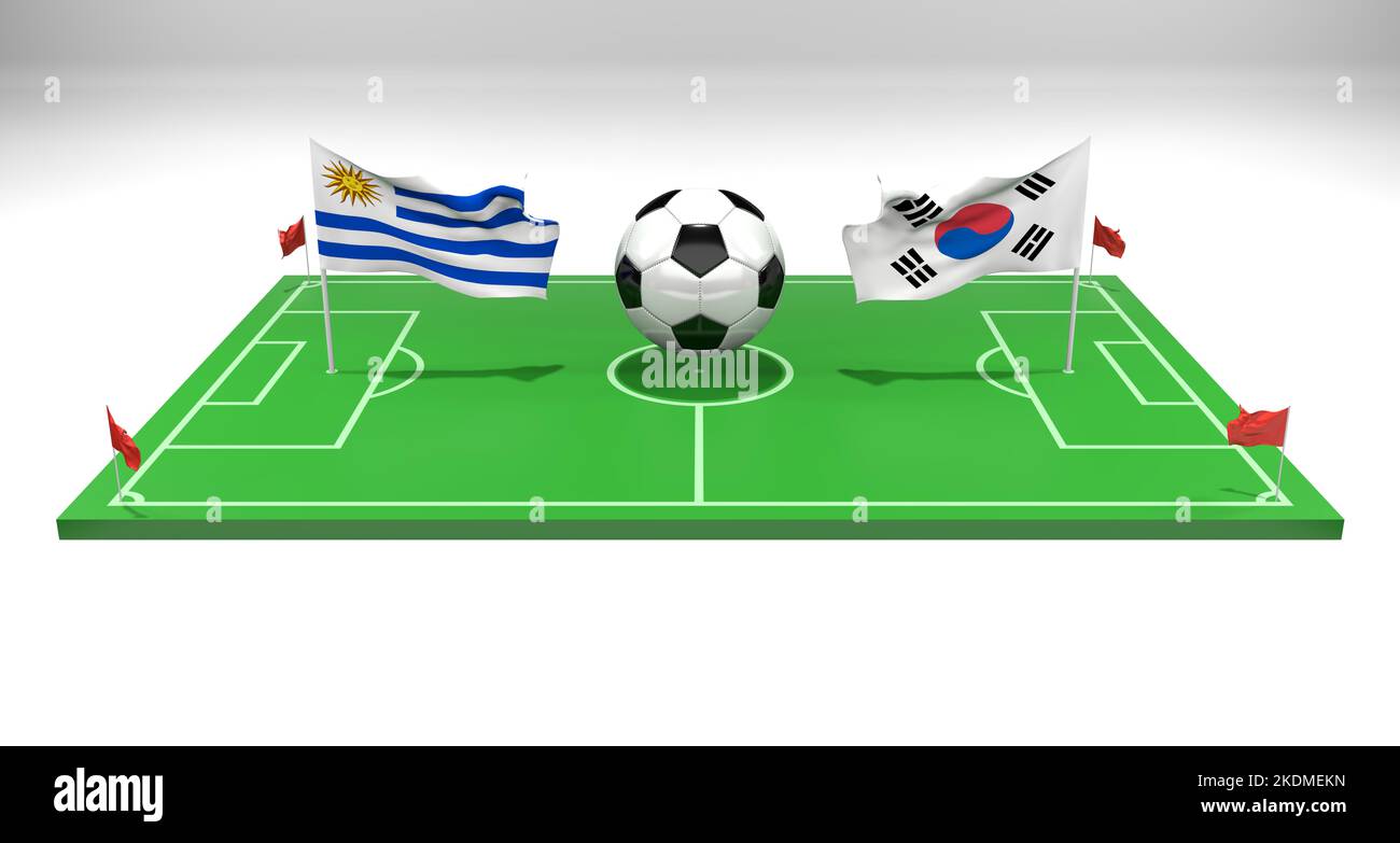 Uruguay vs South Korea soccer Match FIFA World Cup Qatar 2022, soccer ...