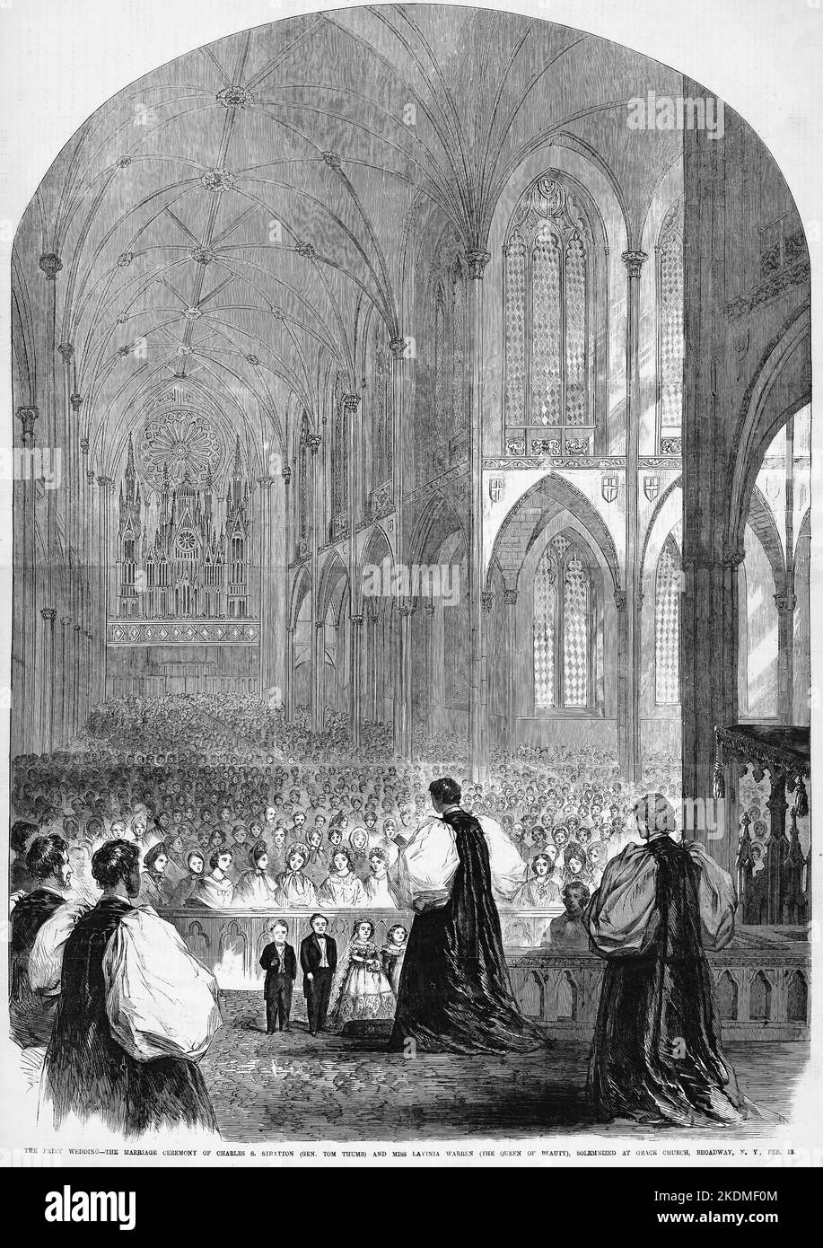 The Fairy Wedding - The marriage ceremony of Charles S. Stratton ...