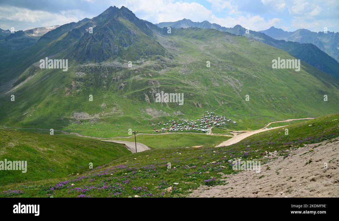 Trovit Plateau, located in Rize, Turkey, is an important local plateau ...