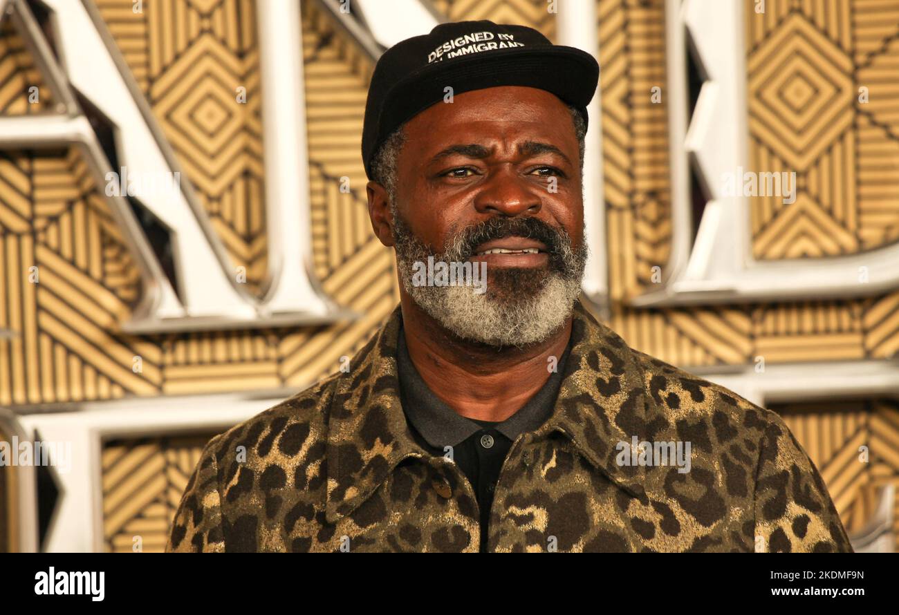 London, UK. Danny Sapani at the Black Panther: Wakanda Forever premiere ...