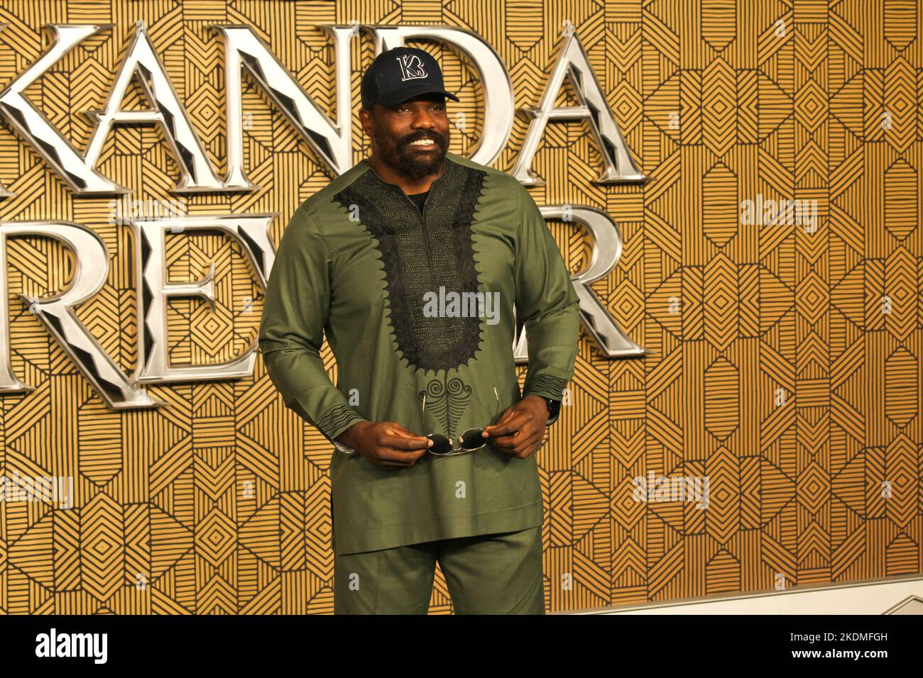 London, UK. Dereck Chisora at the Black Panther: Wakanda Forever ...