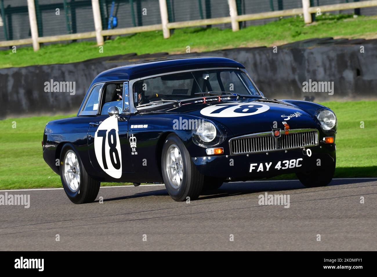 David Russell-Wilks, MG B, Lavant Cup, a twenty five minute single driver race for MGB’s built ...