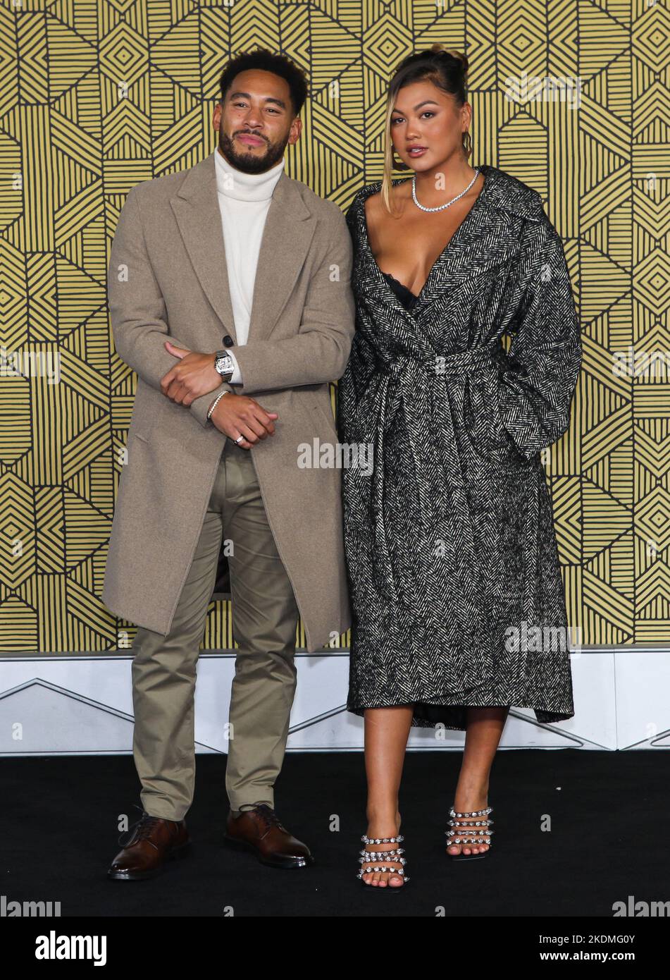 London, UK. Josh Denzel at the Black Panther: Wakanda Forever premiere ...