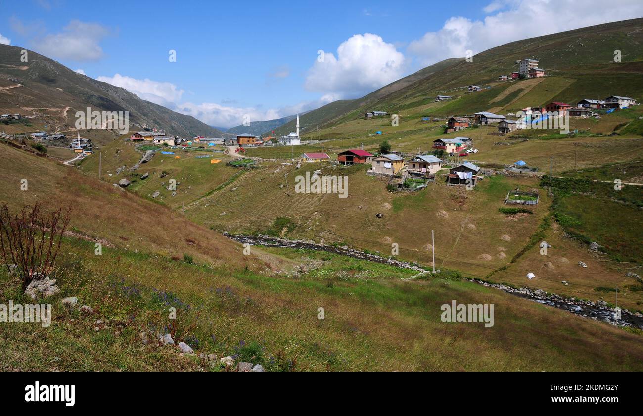 Anzer Plateau, located in Rize, Turkey, is an important local plateau ...