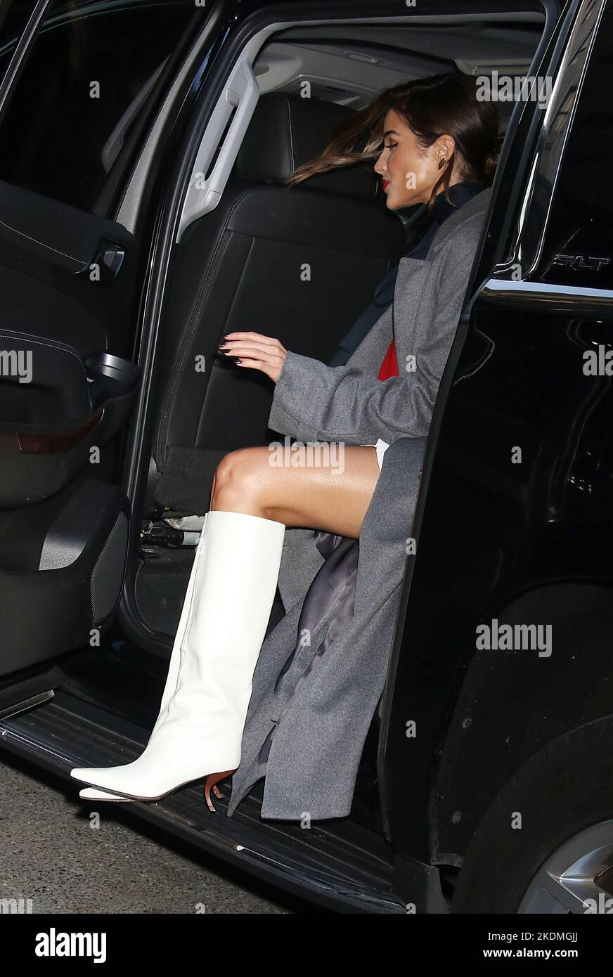 New York, NY, USA. 07th Nov, 2022. Olivia Culpo seen on the way to ...