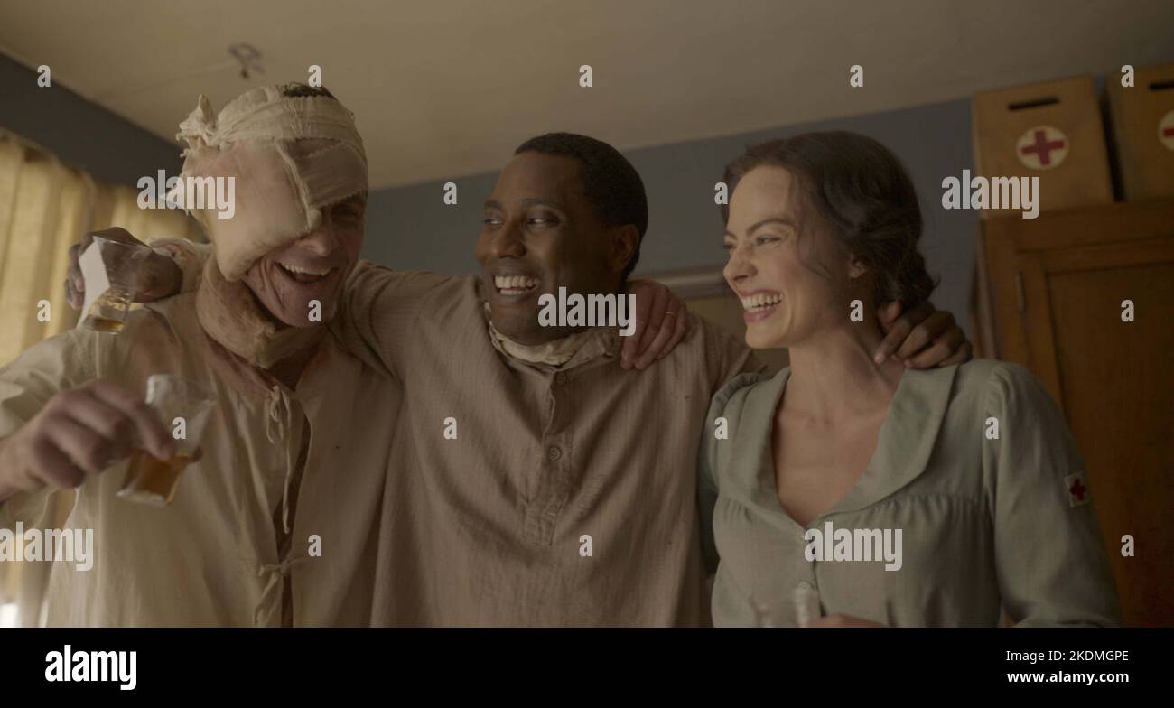 AMSTERDAM (2022) CHRISTIAN BALE JOHN DAVID WASHINGTON MARGOT ROBBIE ...