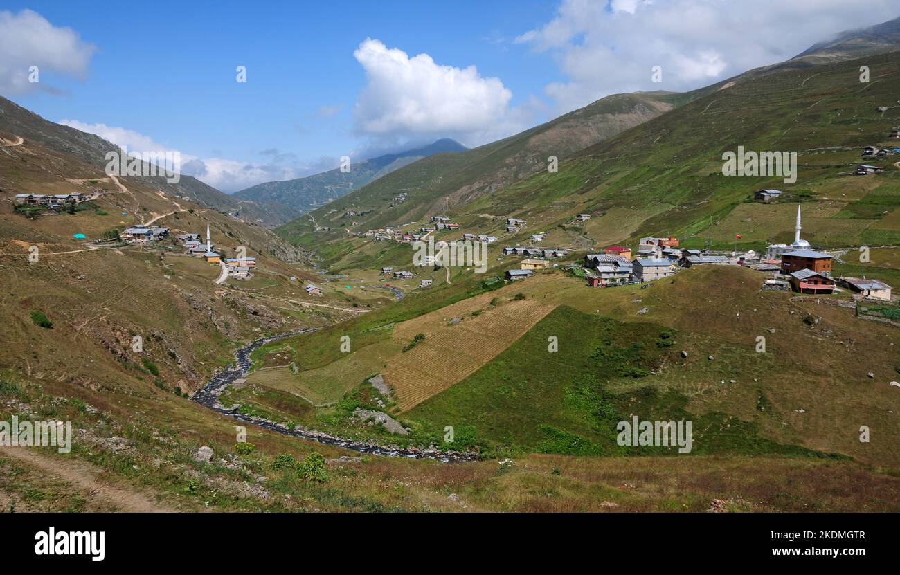 Anzer Plateau, located in Rize, Turkey, is an important local plateau ...