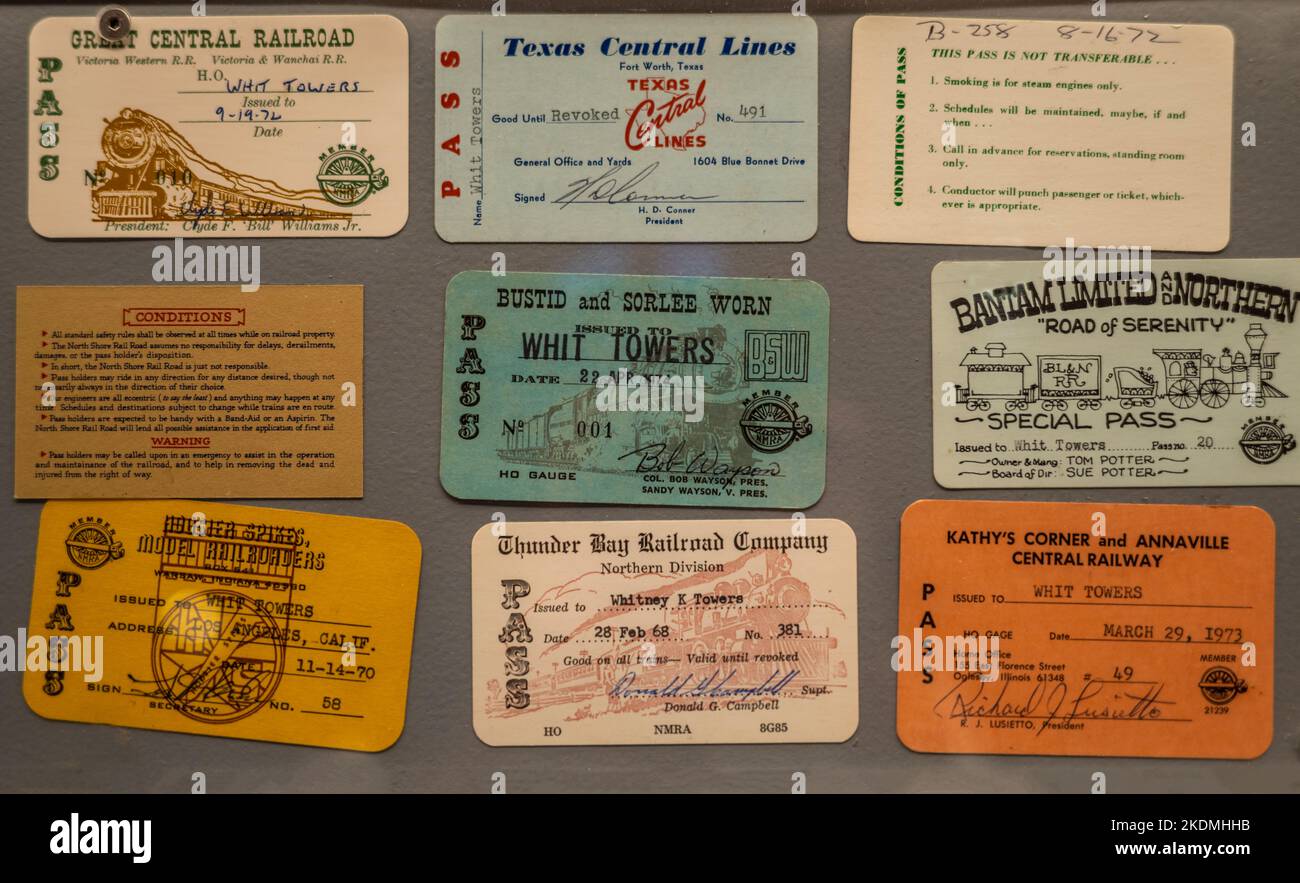 Real Vintage Train Ticket