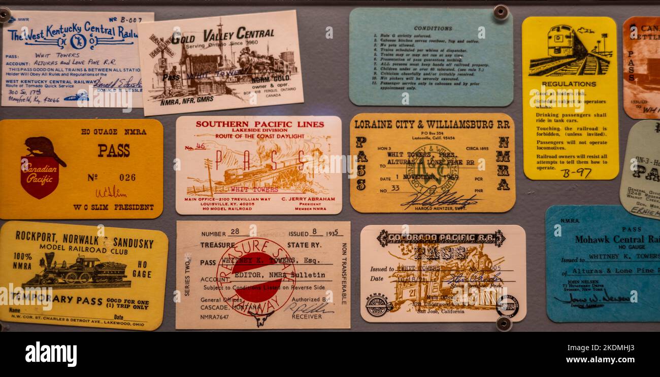 Old train ticket hi-res stock photography and images - Alamy