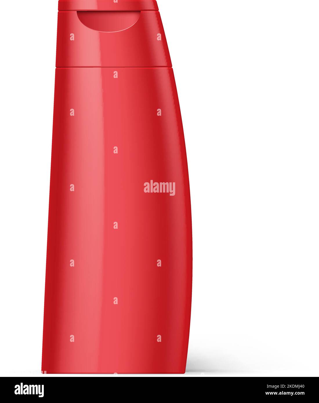 Shampoo bottle isolated over white Stock Vector Images - Alamy