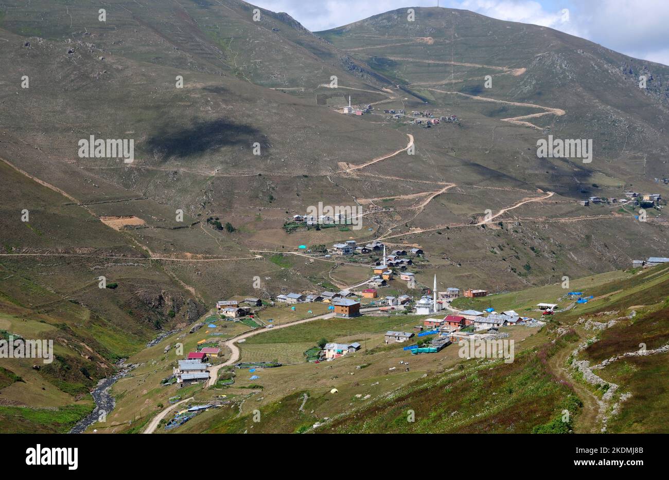 Anzer Plateau, located in Rize, Turkey, is an important local plateau ...