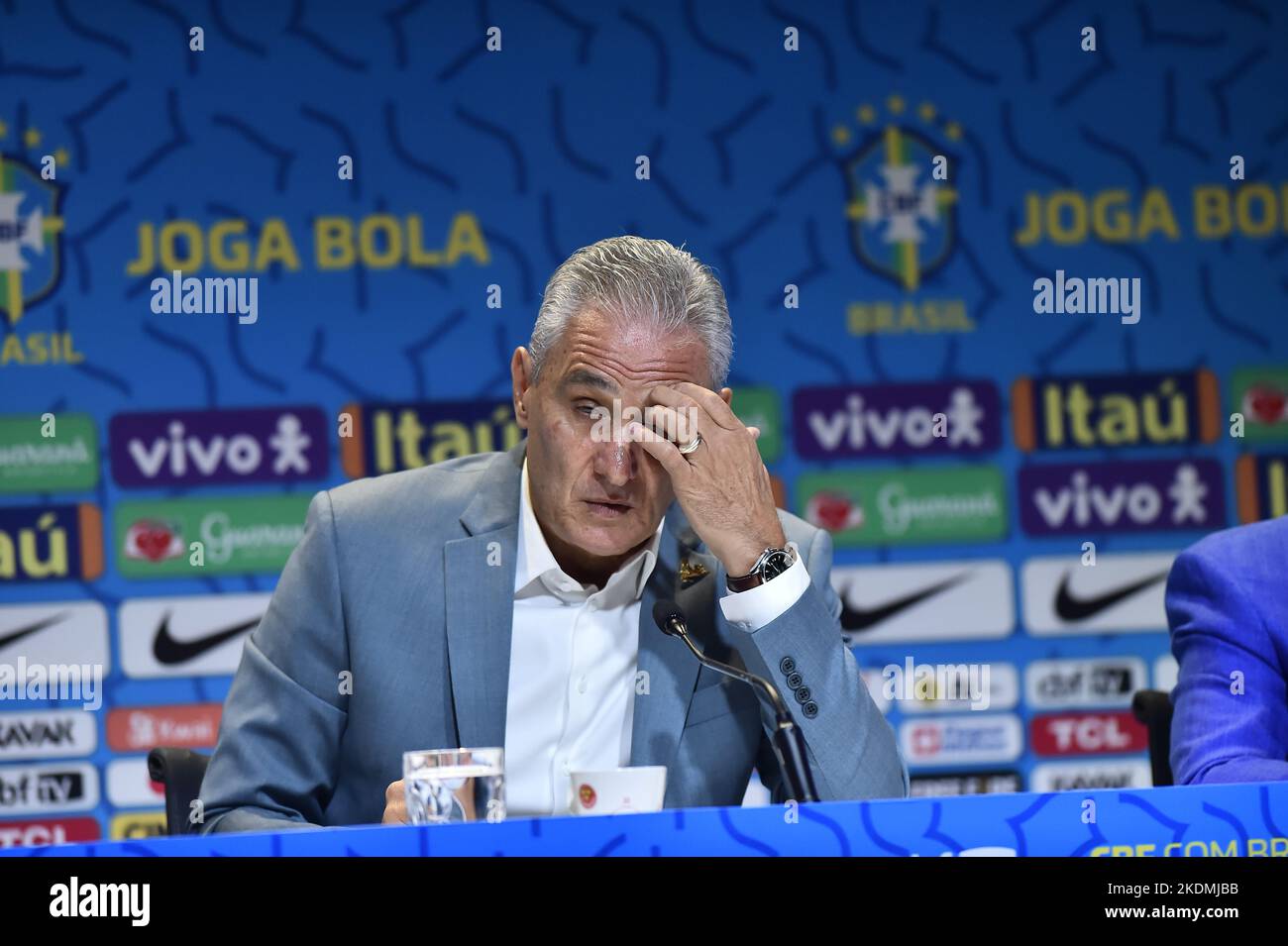 Rio de Janeiro-Brazil November 07, 2022 Tite Coach of the Brazilian ...