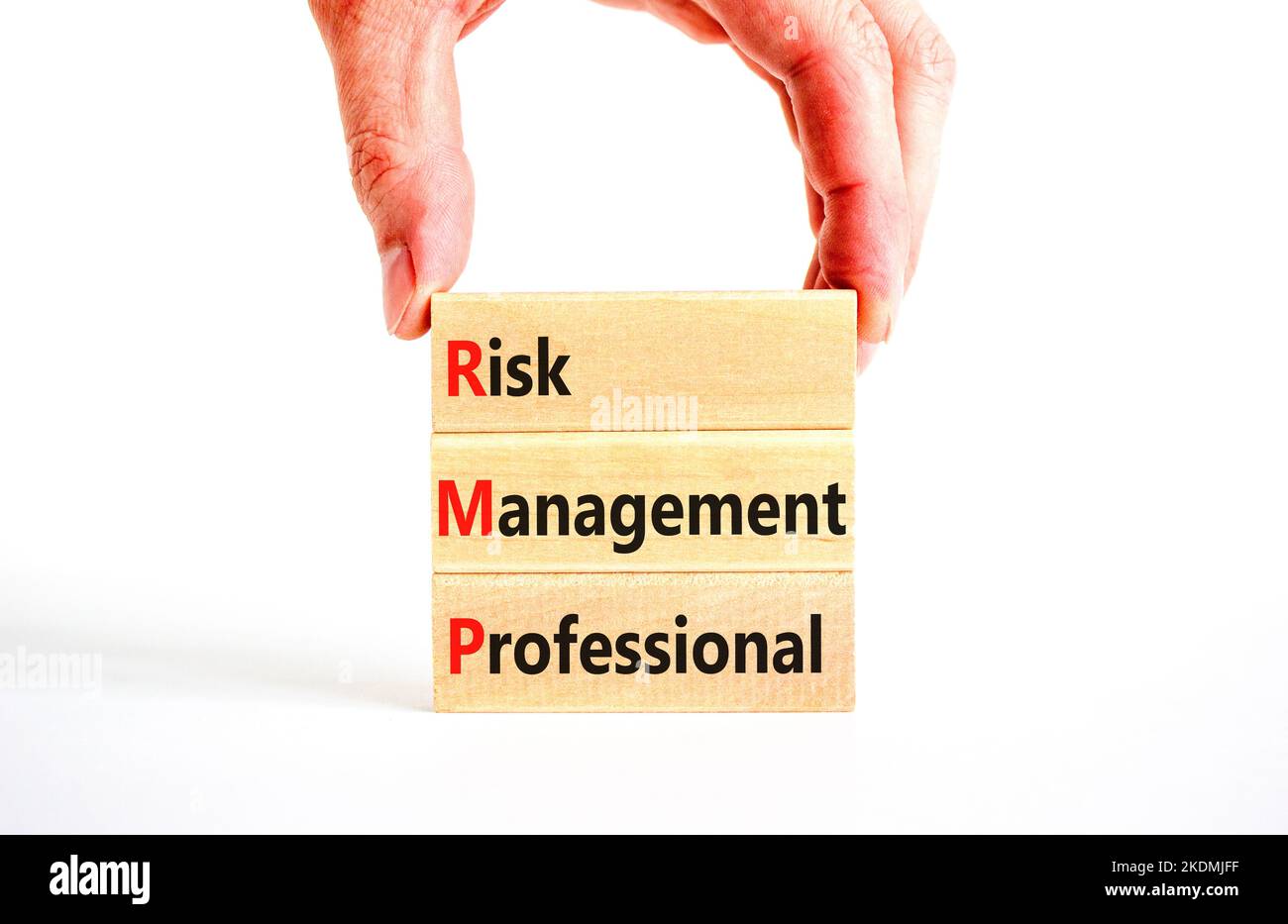 RMP risk management professional symbol. Concept words RMP risk ...