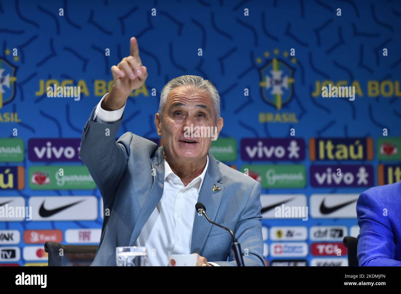 Rio de Janeiro-Brazil November 07, 2022 Tite Coach of the Brazilian ...