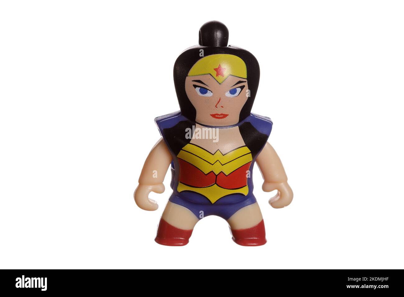 Russia Vyborg 07.07.2022 lego man isolated on white background. High ...