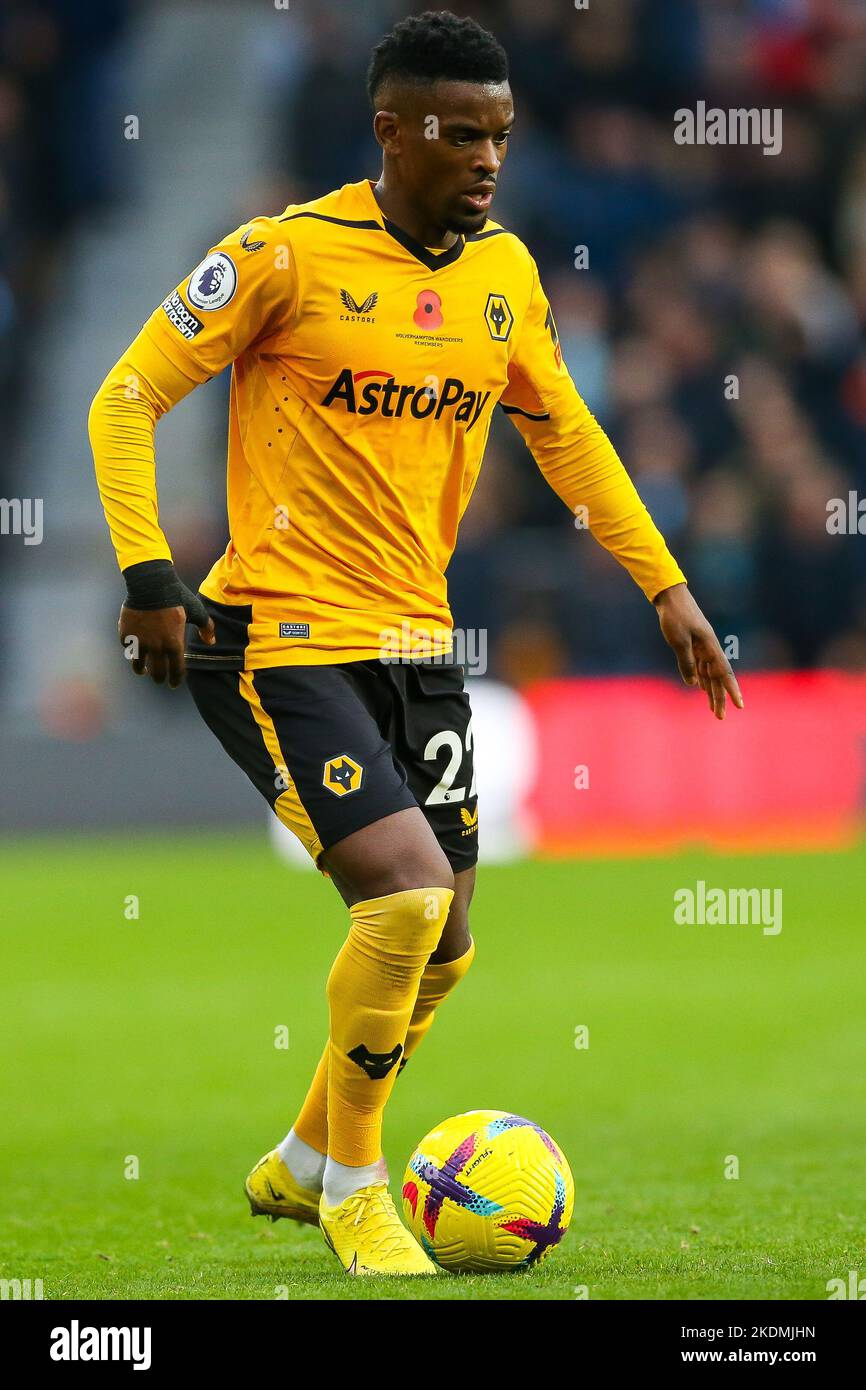 Wolverhampton Wanderers' Nelson Semedo during the Premier League match ...