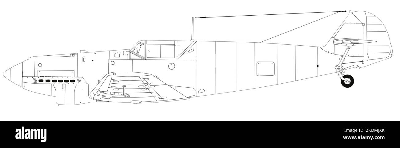 Messerschmitt bf 109 air hi-res stock photography and images - Alamy