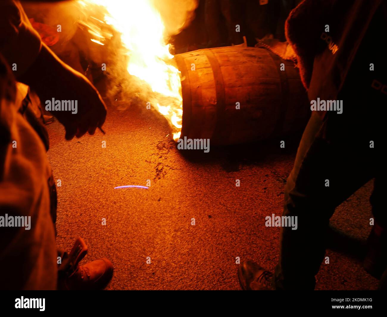 Tar barrels hi-res stock photography and images - Alamy