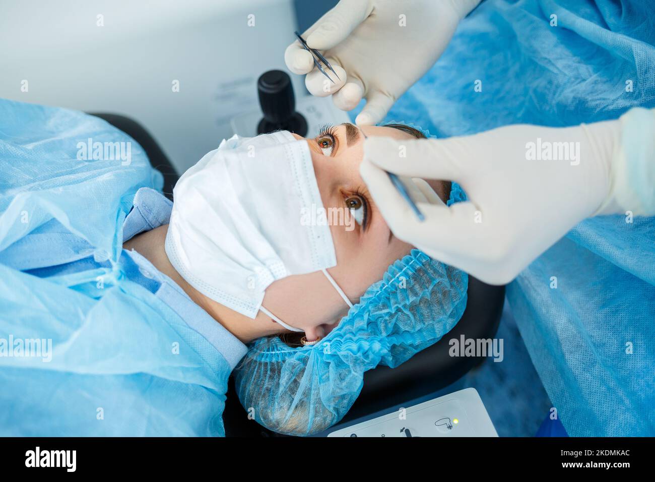 Professional medicine eye correction. Laser eye medical correction ...