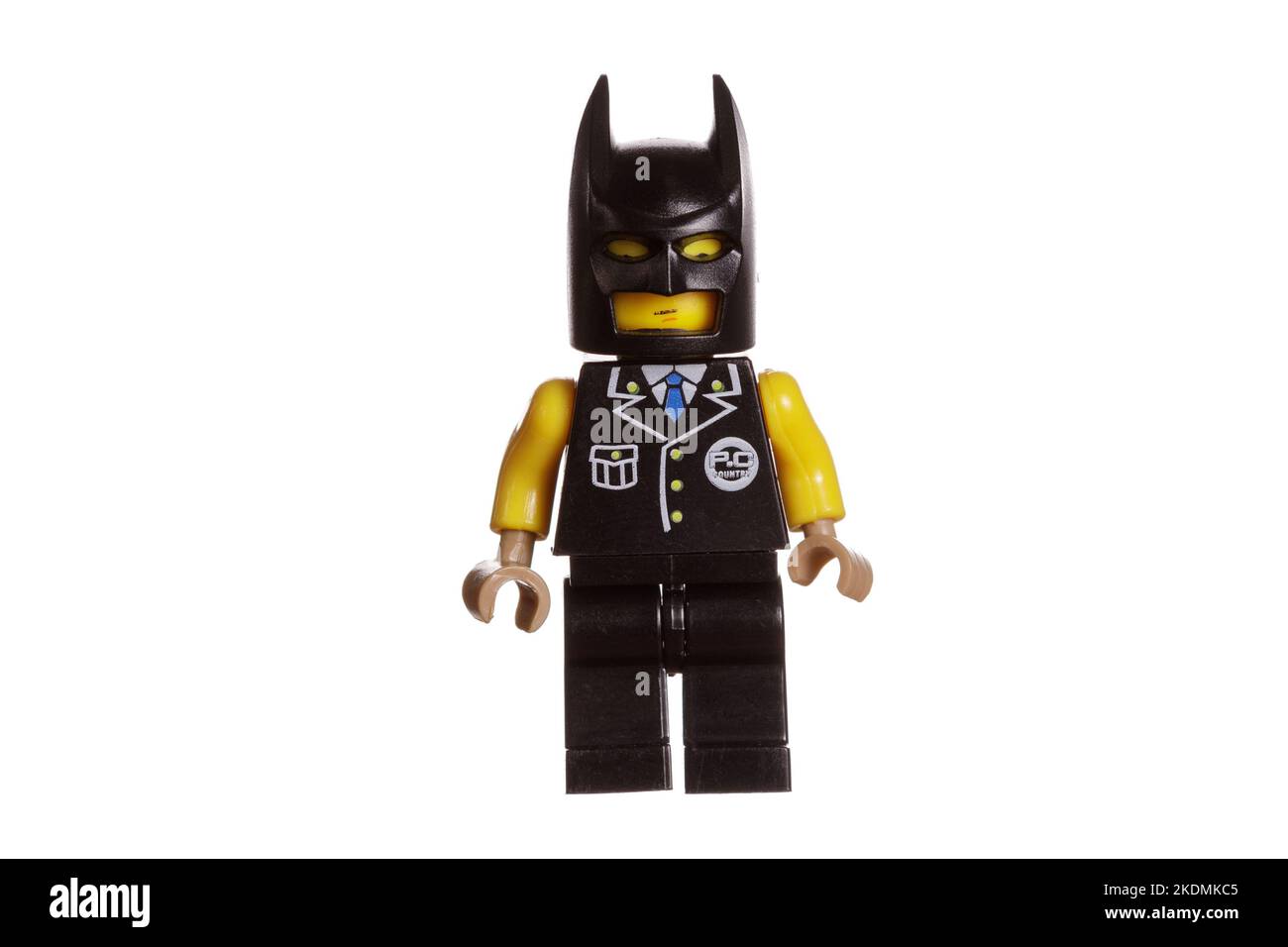 Russia Vyborg 07.07.2022 lego man isolated on white background. High ...