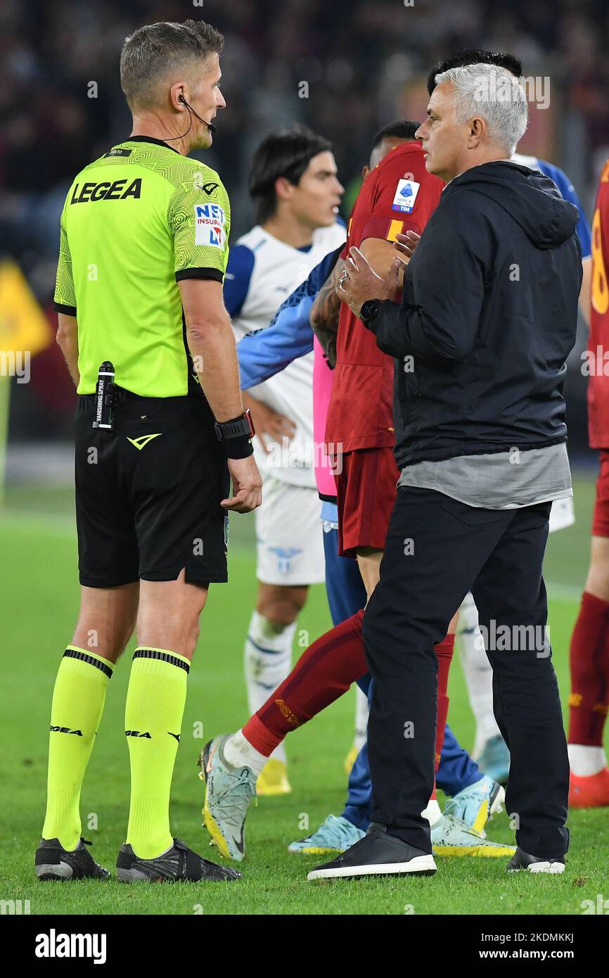 Olympic Stadium, Rome, Italy. 6th Nov, 2022. Serie A championship ...