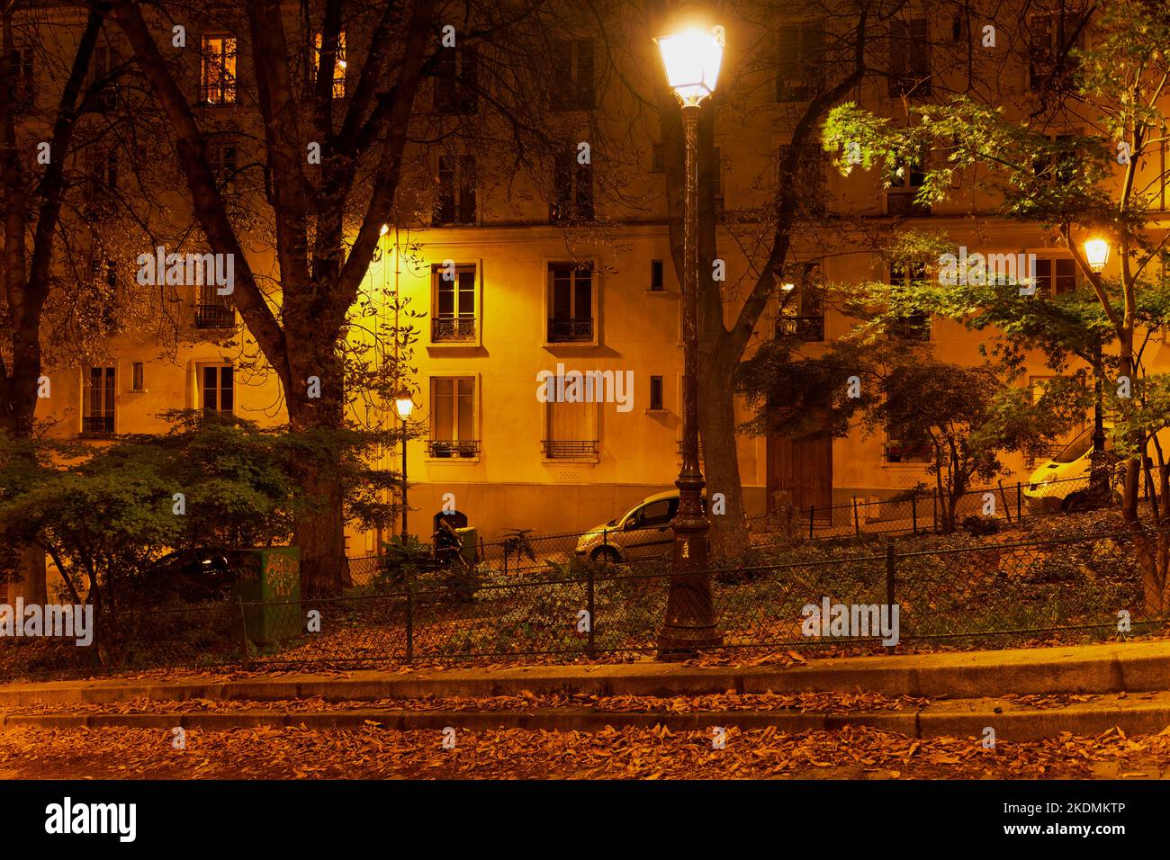 Paris, Ile de France, FRANCE. 7th Nov, 2022. Square Bolivar in the 19th ...