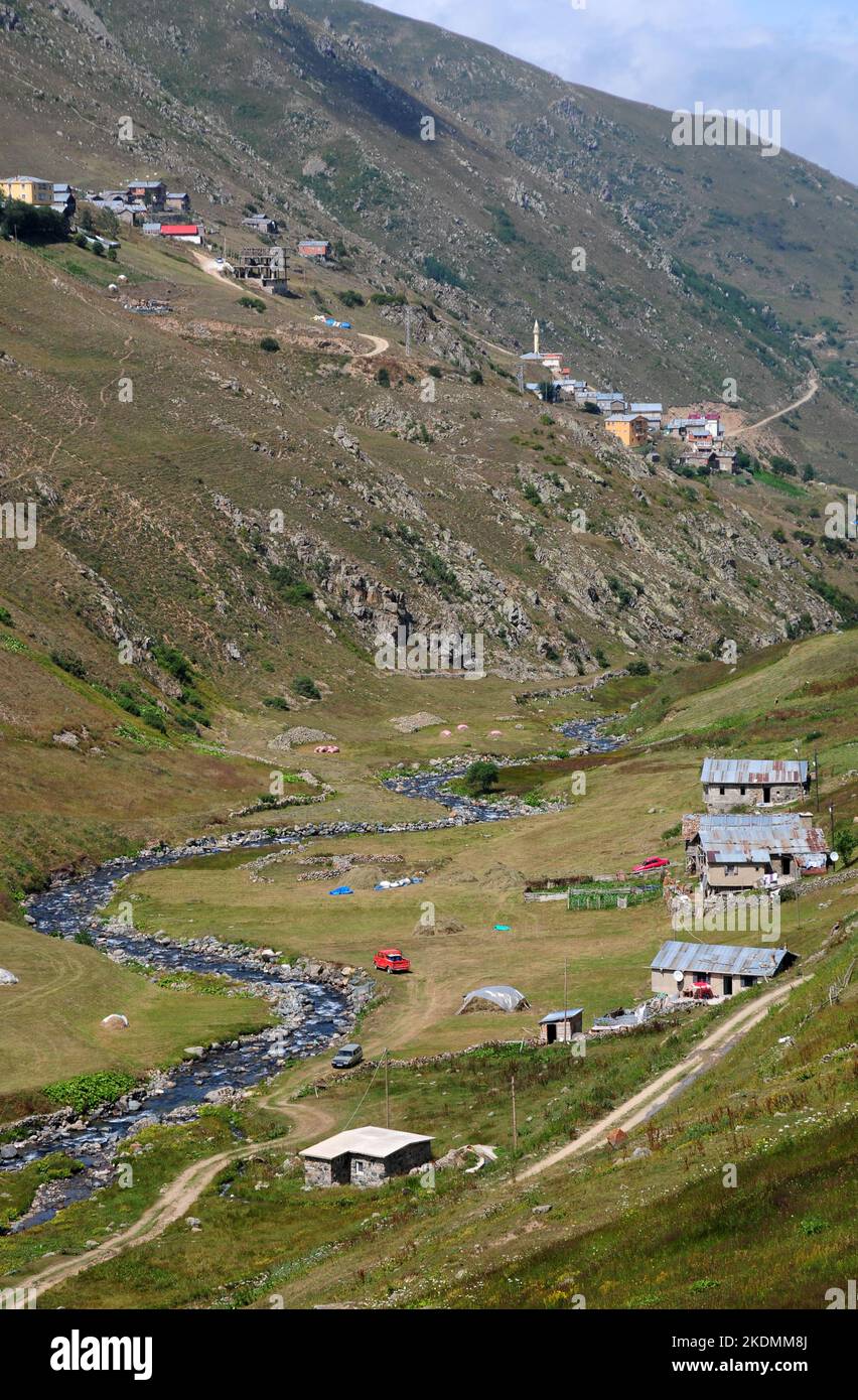 Anzer Plateau, located in Rize, Turkey, is an important local plateau ...