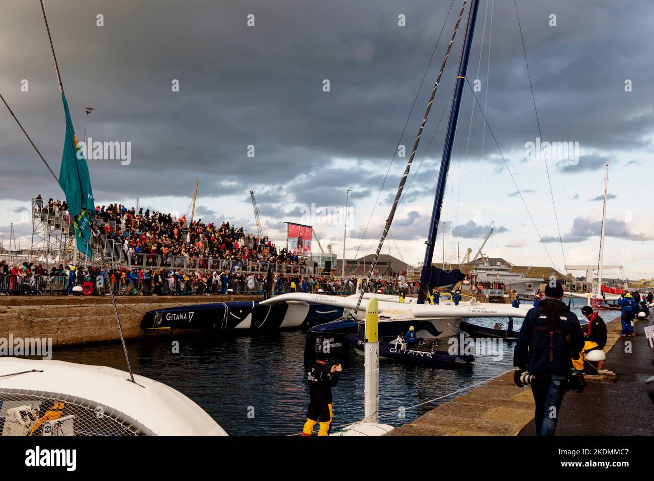 Saint-Malo, France. 4th Nov, 2022. Edmond de Rothschild (Gitana 17 ...