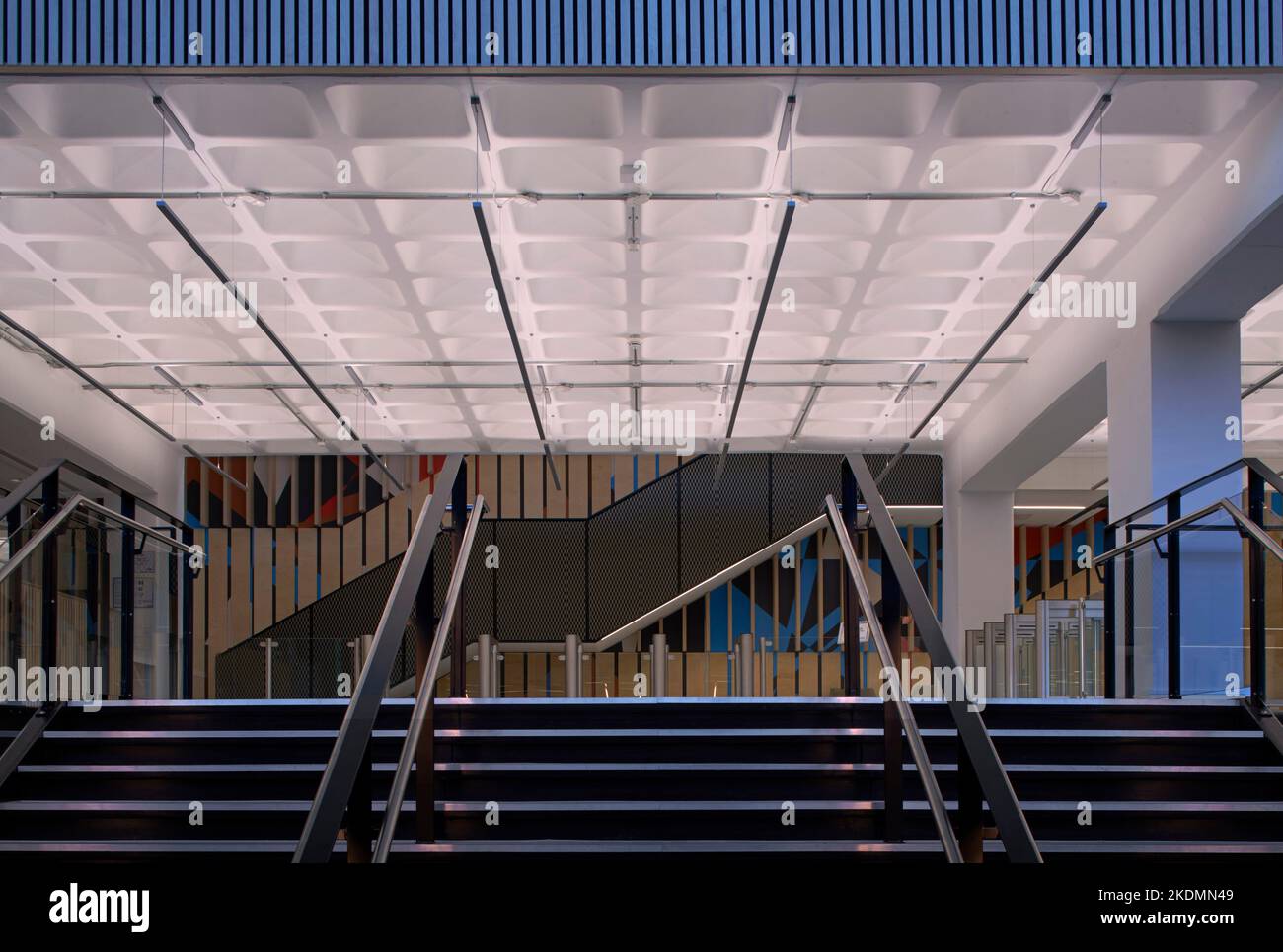 Entrance steps. London South Bank University, LSBU Hub, London, United ...