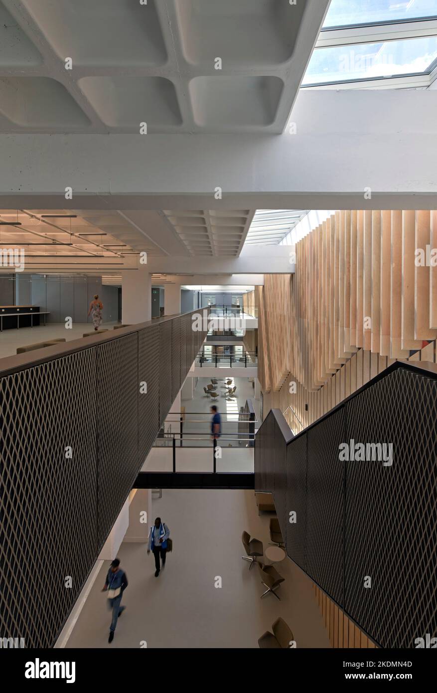Upper floor with staircase. London South Bank University, LSBU Hub ...