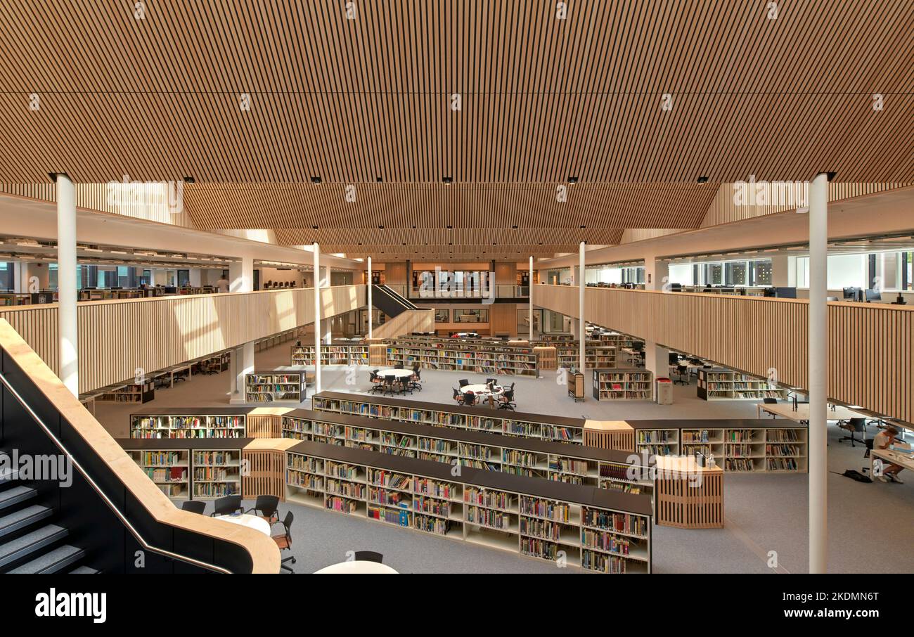 Library. London South Bank University, LSBU Hub, London, United Kingdom ...