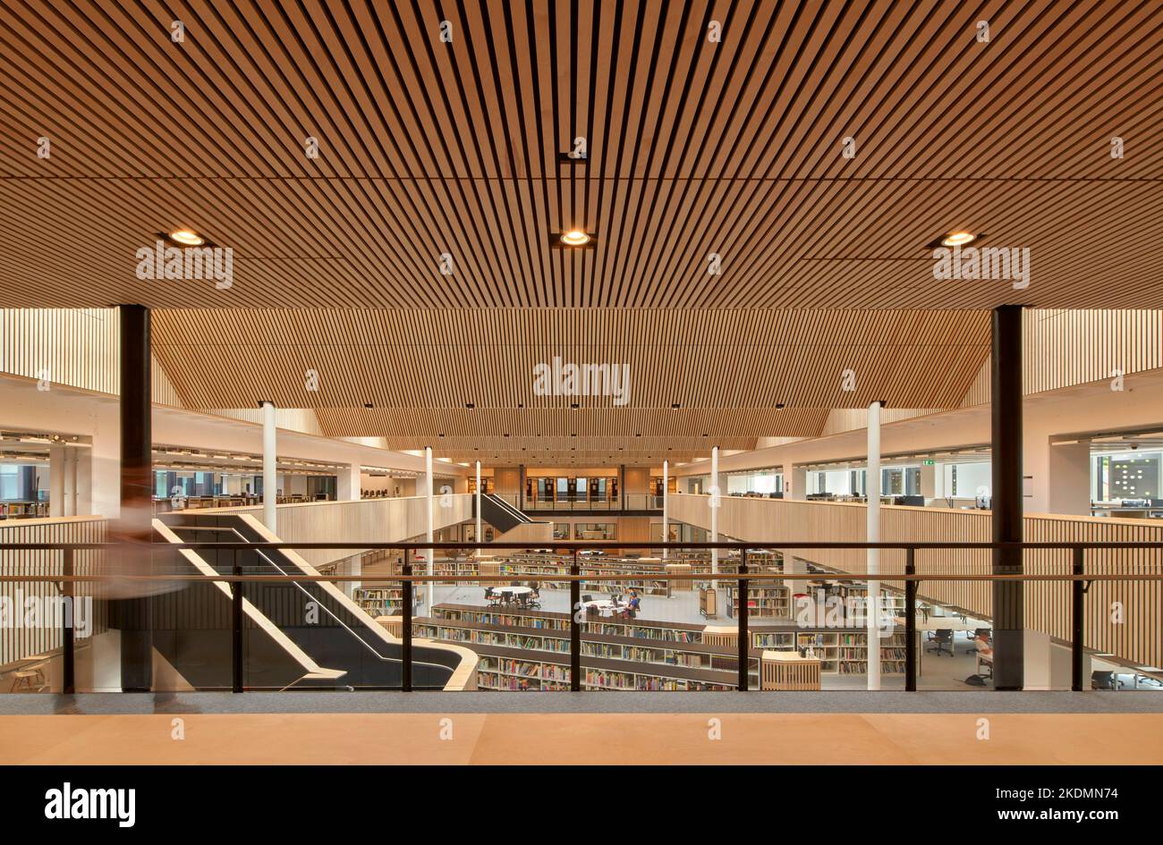 Library. London South Bank University, LSBU Hub, London, United Kingdom ...