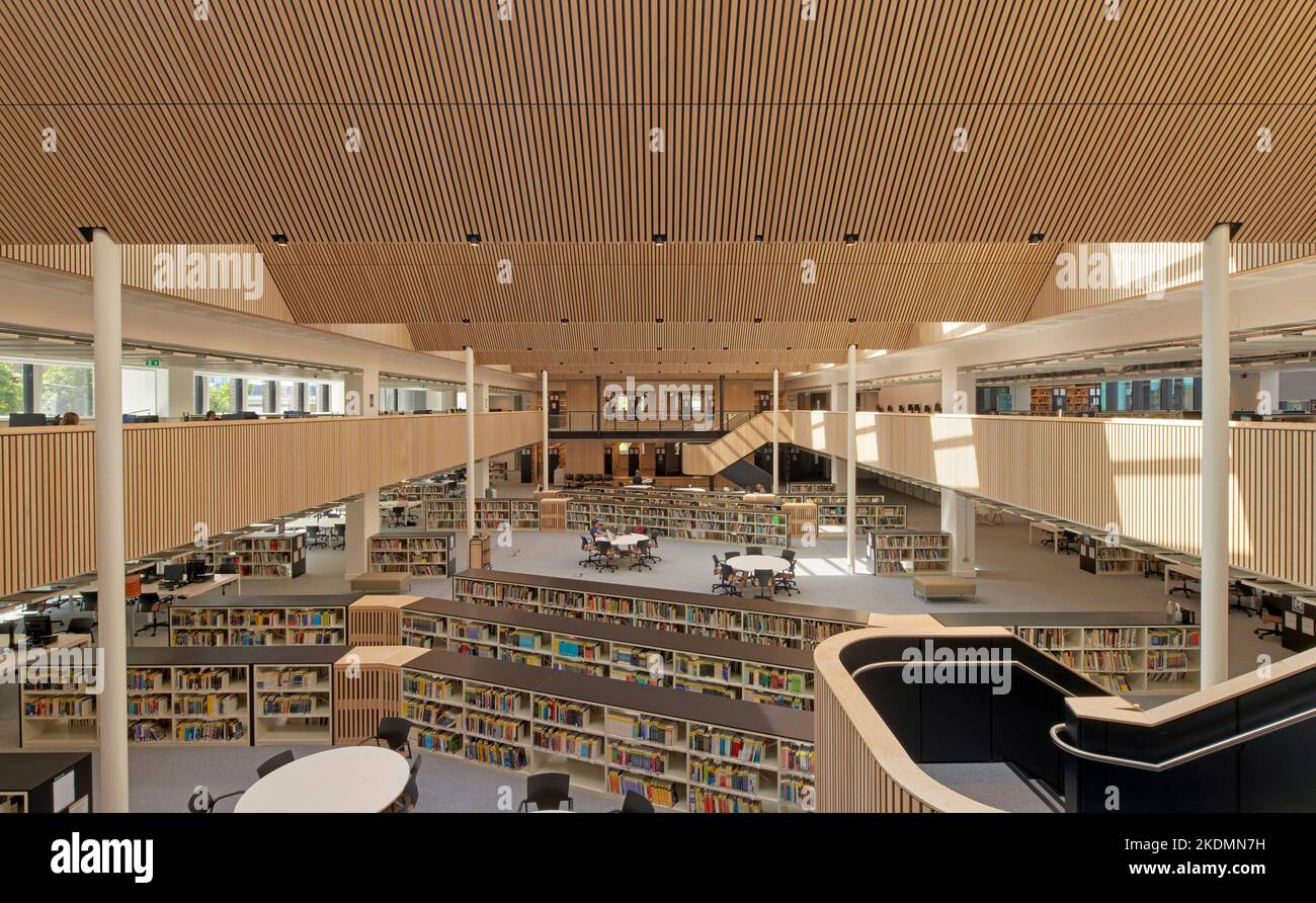 Library. London South Bank University, LSBU Hub, London, United Kingdom ...