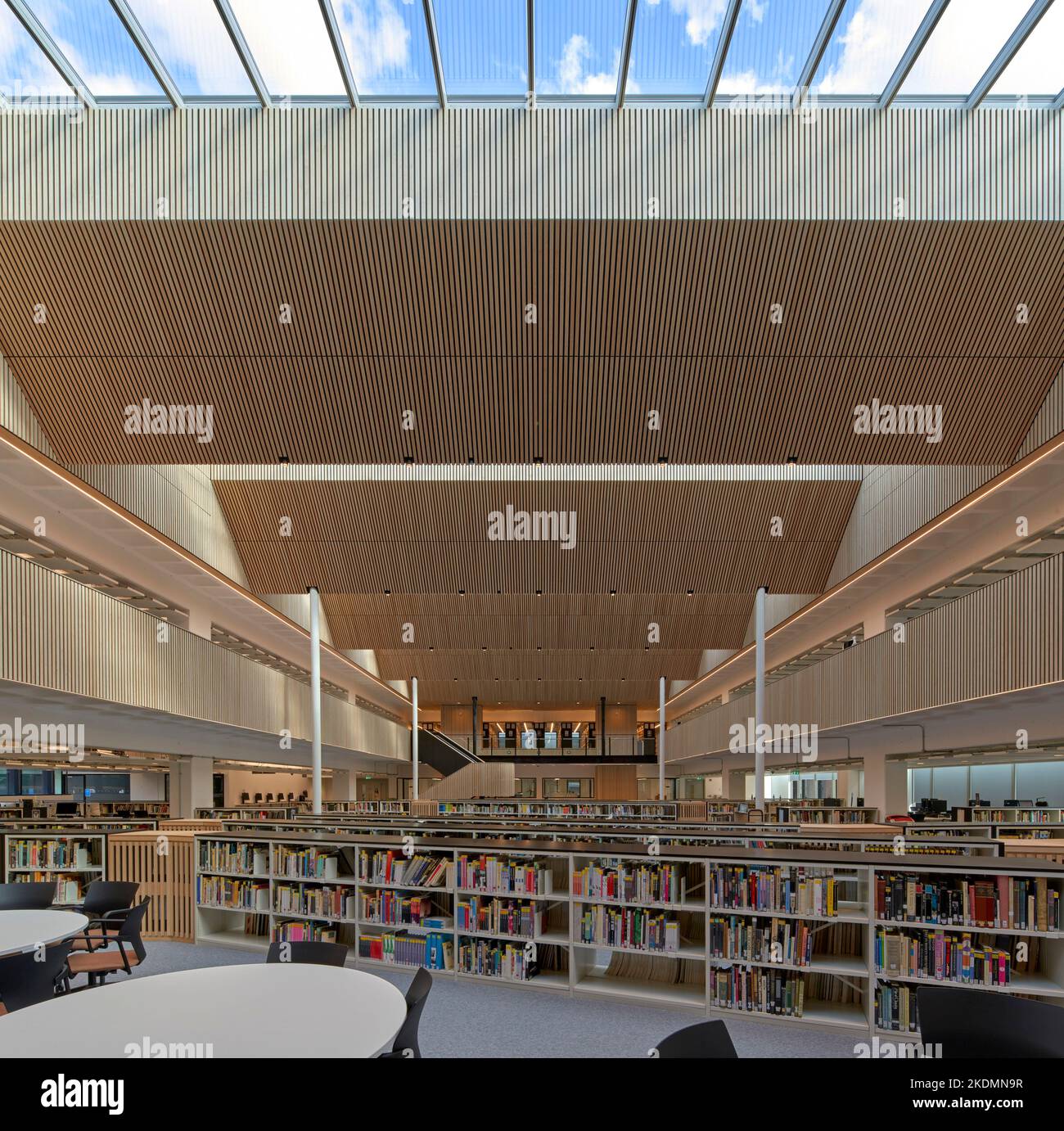Library. London South Bank University, LSBU Hub, London, United Kingdom ...