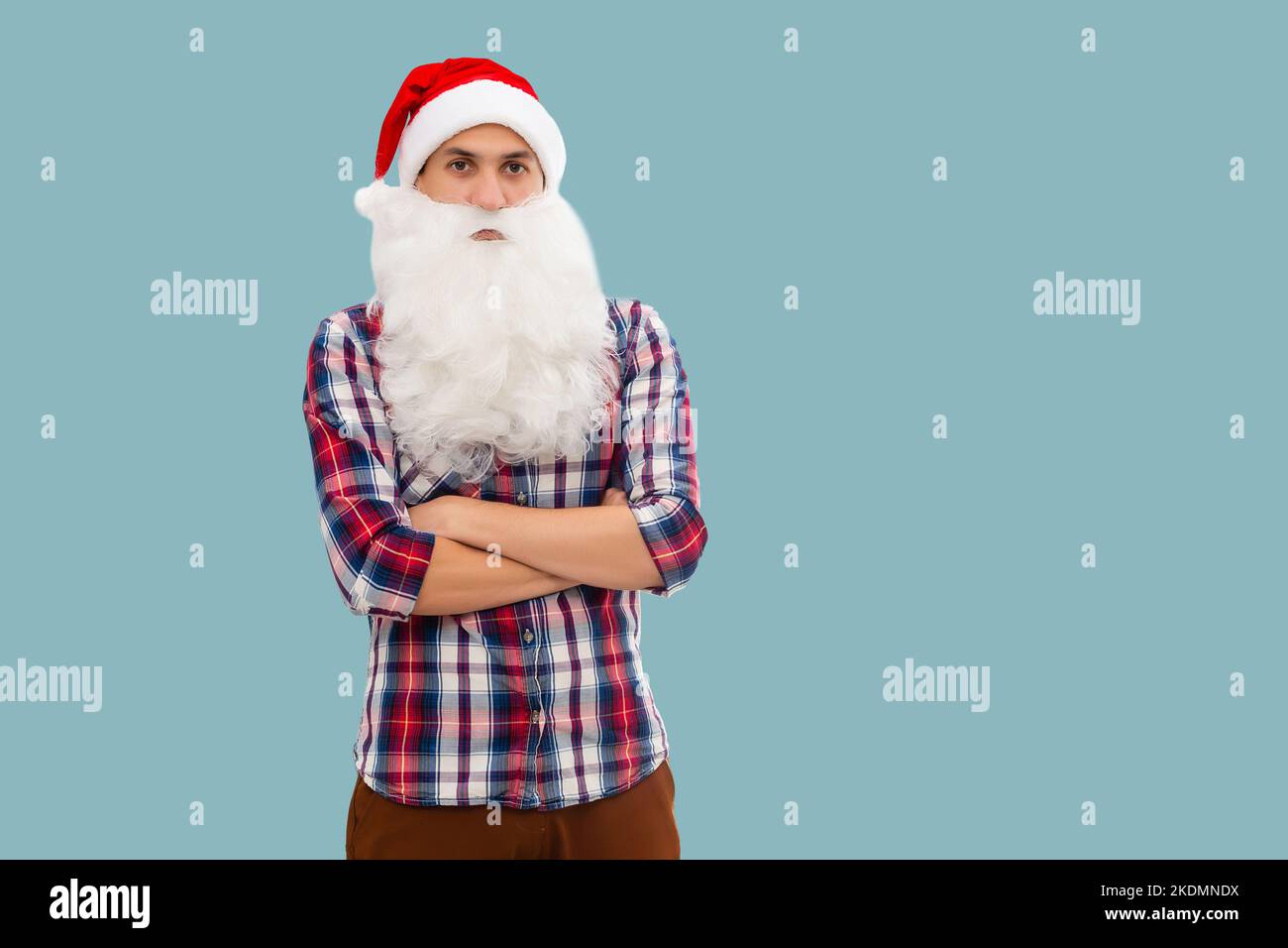 Portrait modern handsome santa claus hi-res stock photography and ...