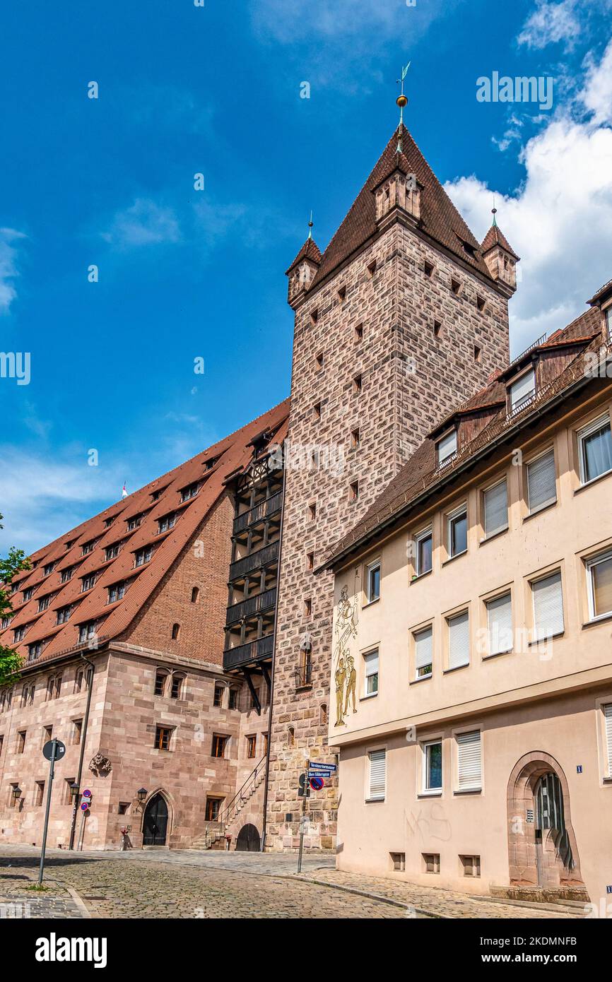 Nuremberg Castle Luginsland, watch-over-the-land Tower at Nuremberg ...