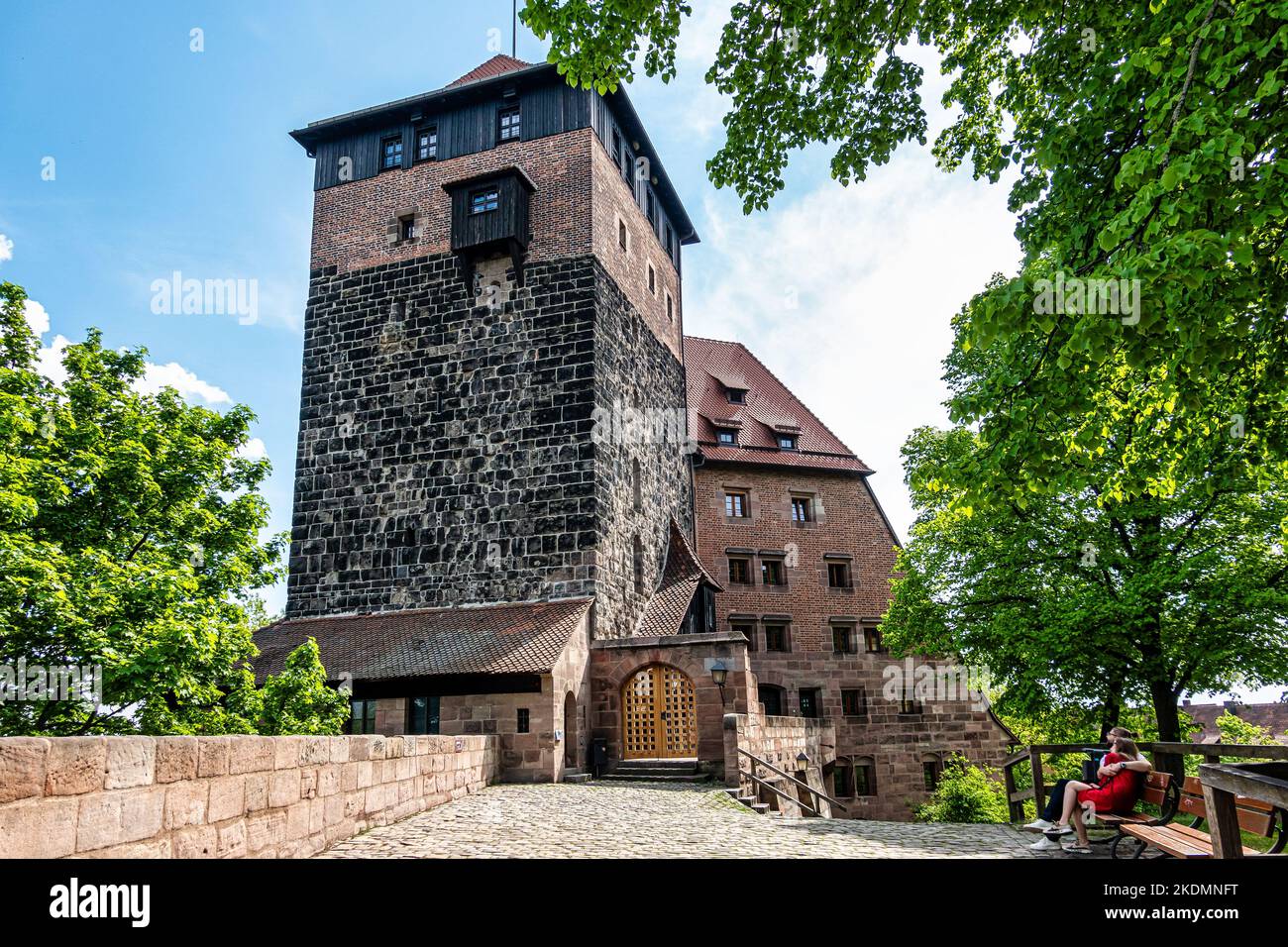 Imperial Castle, Kaiserburg at Nuremberg, Middle Franconia, Bavaria ...