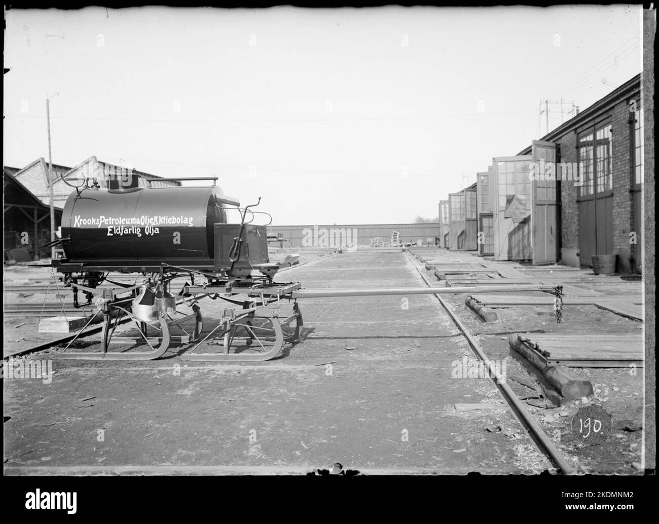 Tank, Crooks Petroleum's oil beat Stock Photo - Alamy
