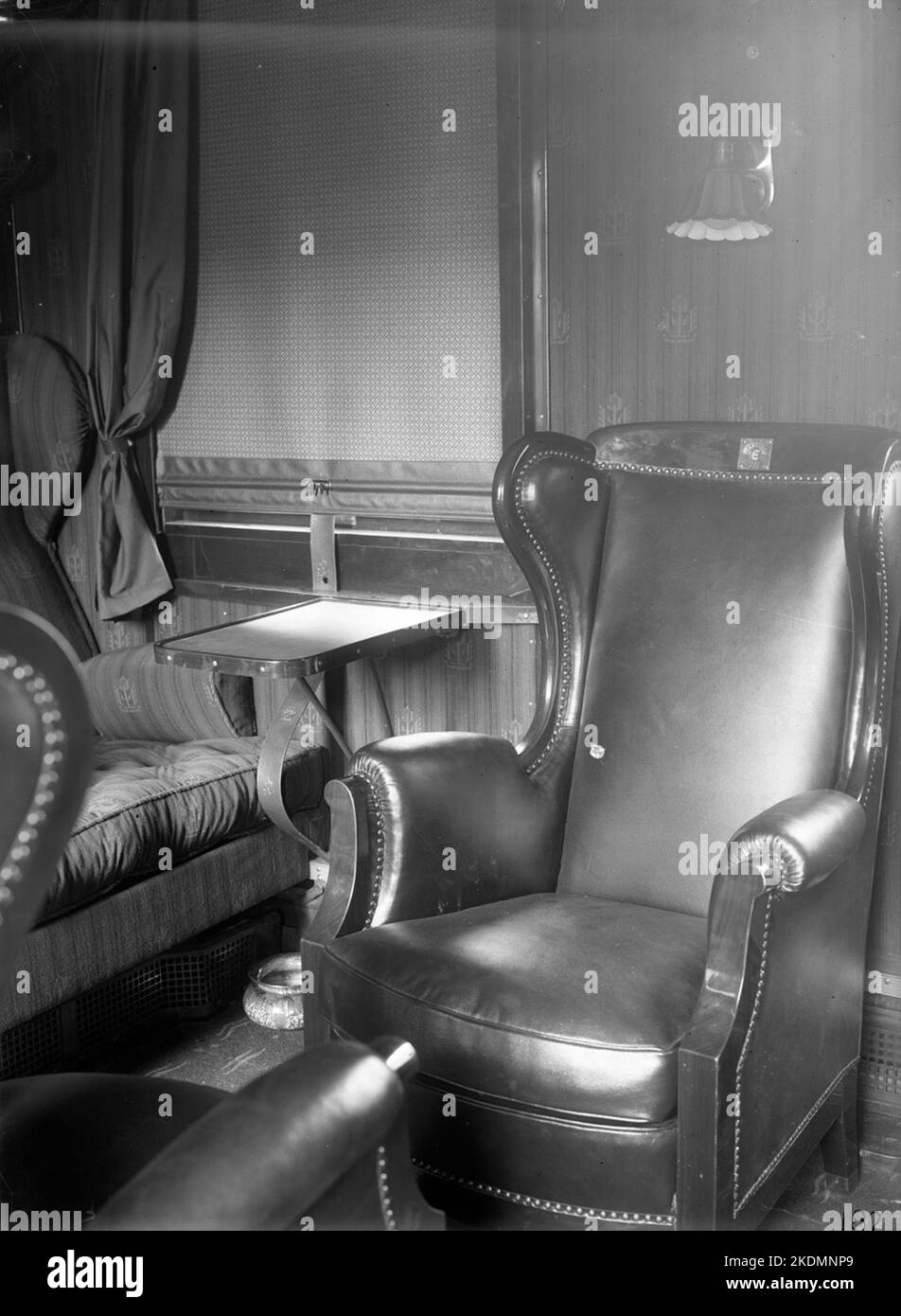 State Railways, SJ BCO7B 2841, interior II class. Kockums Stock Photo ...