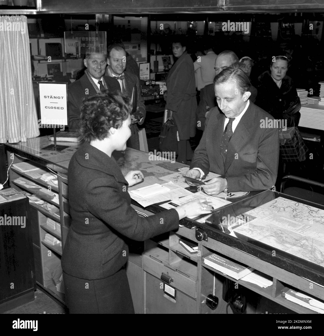 State Railways' annual cards, SEK 5000 ticket Stock Photo - Alamy