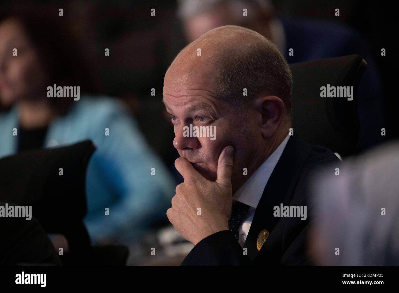 Sharm El Sheikh, Egypt. 07th Nov, 2022. German Chancellor Olaf Scholz ...