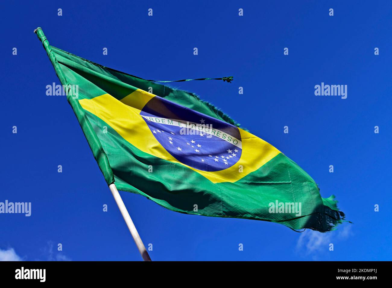 Torn brazilian national flag hi-res stock photography and images - Alamy