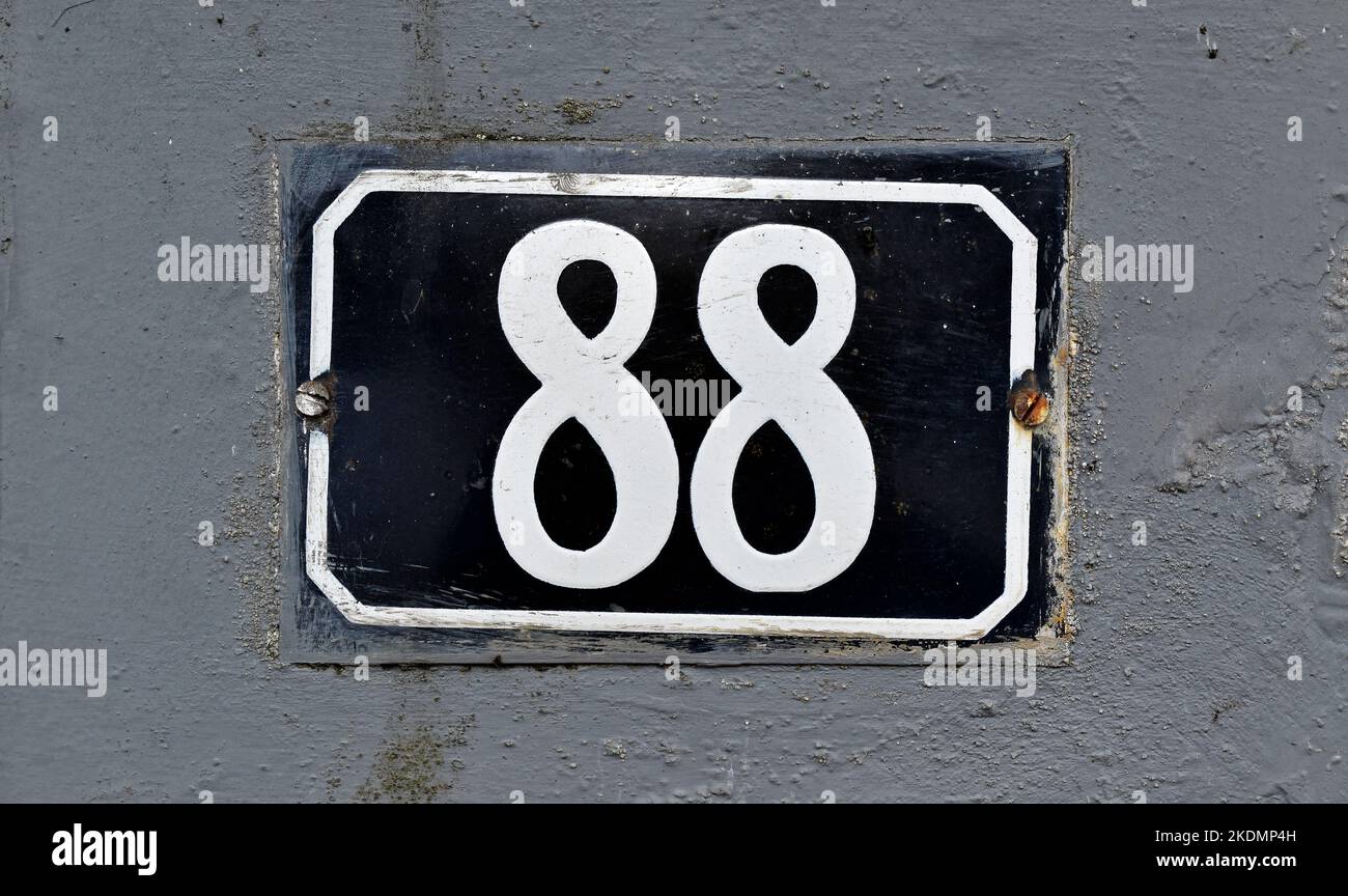 Number 88 hi-res stock photography and images - Alamy