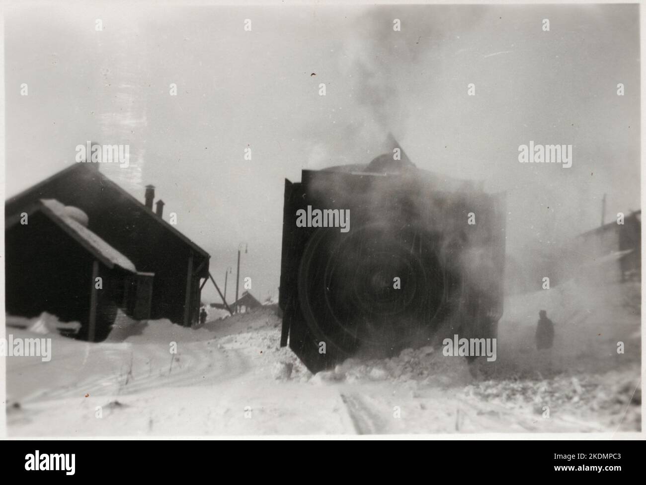 Snowfall in Storlien Stock Photo - Alamy