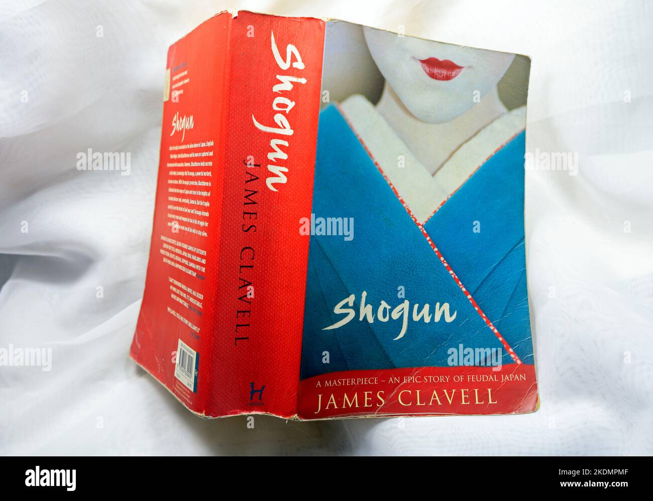 Shogun. James Clavell. Paperback. Book cover. Studio set up Stock Photo ...