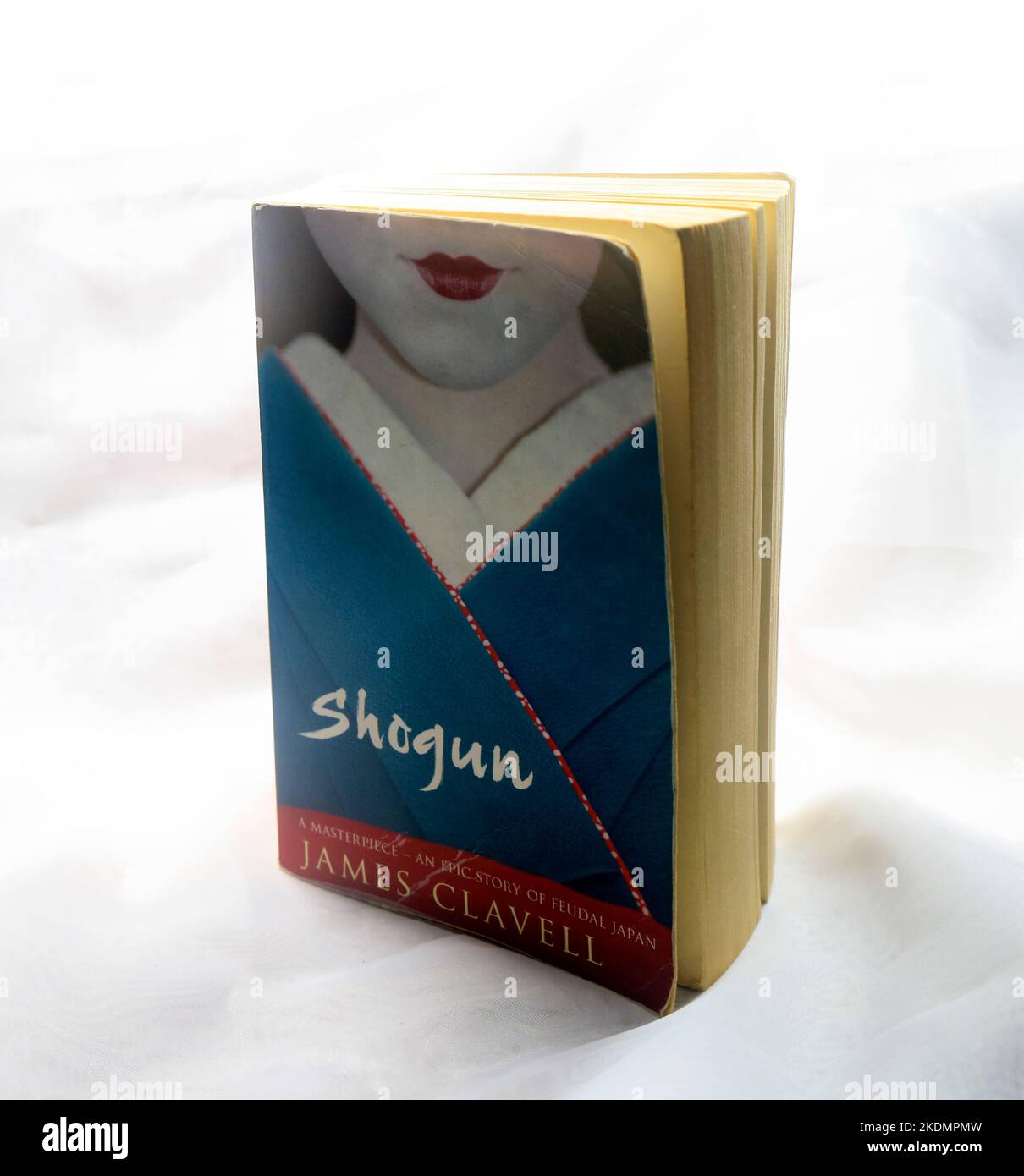 Shogun. James Clavell. Paperback. Book cover. Studio set up Stock Photo ...
