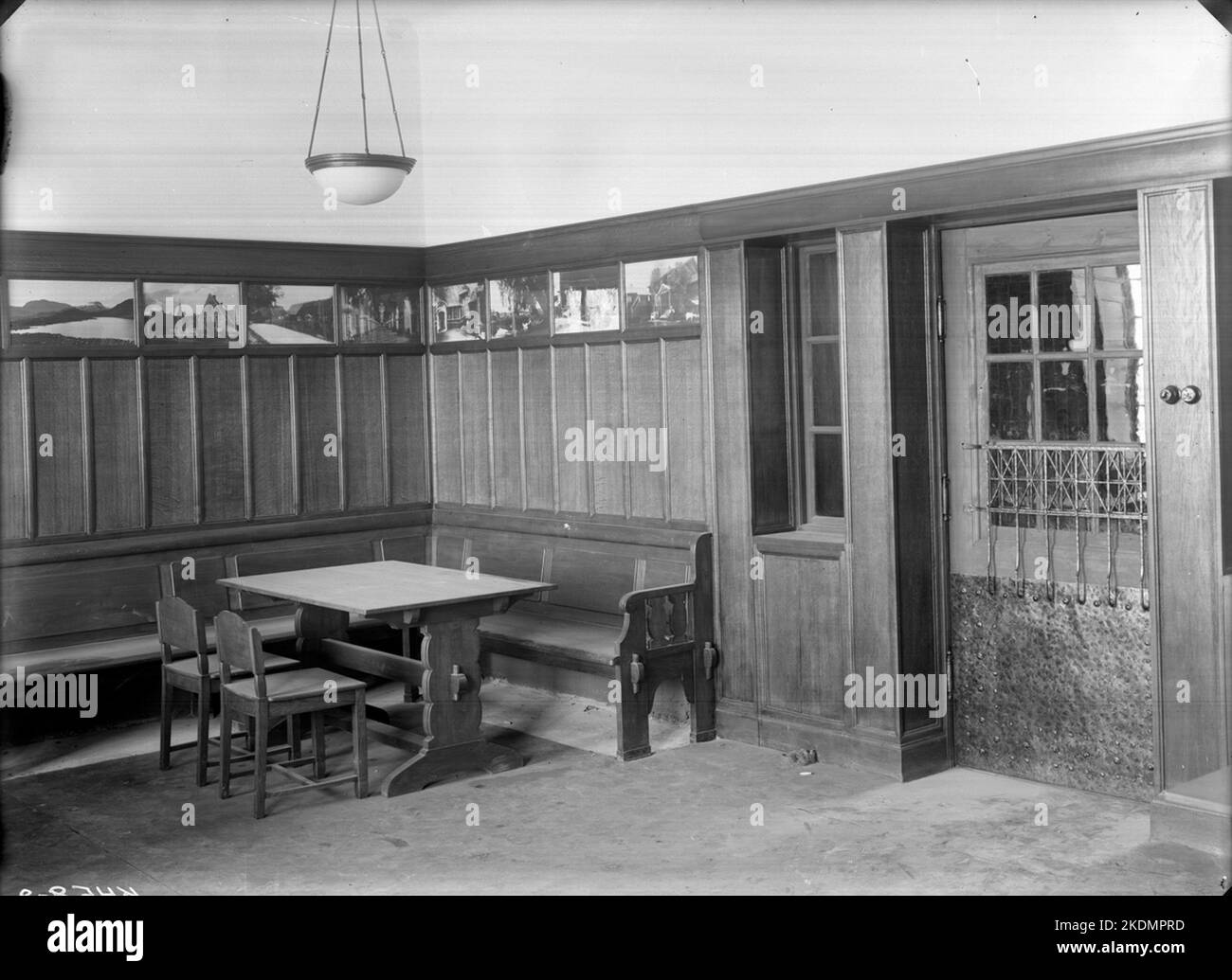 Stationshuset, Interior of the Waiting Room, Haparanda Stock Photo - Alamy