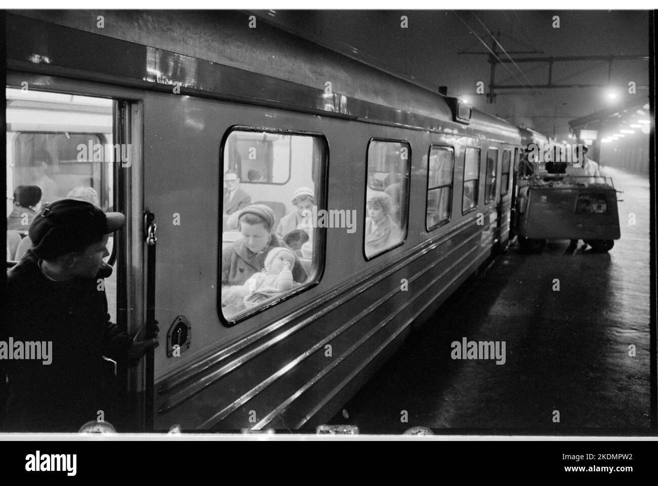 Traveling in rail bus Stock Photo - Alamy
