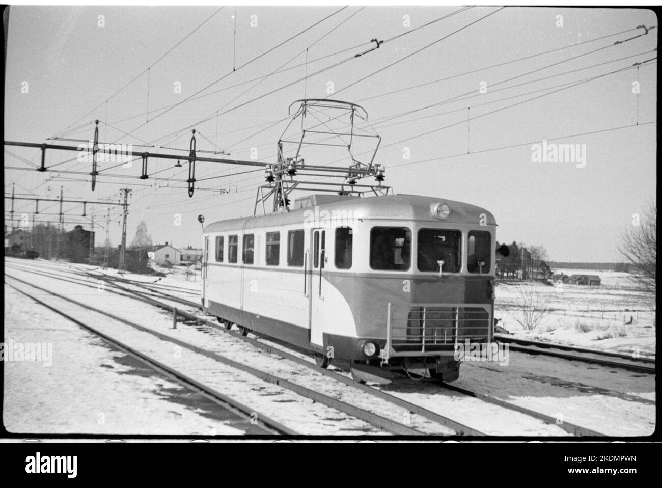 The State Railways, SJ YOA1 31. Electric sample motor carriage was ...