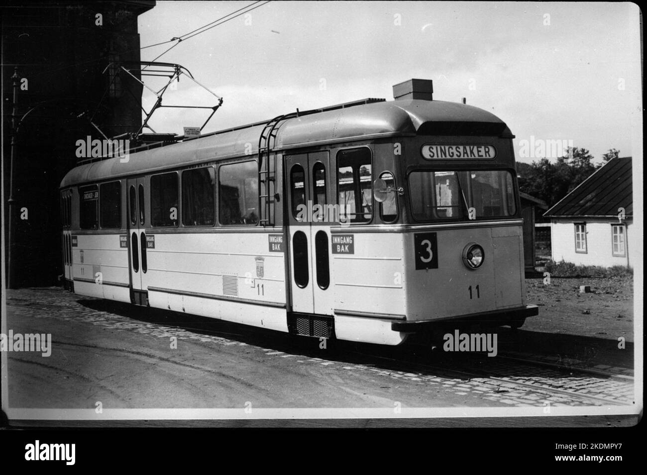 Trondheim tram Black and White Stock Photos & Images - Alamy